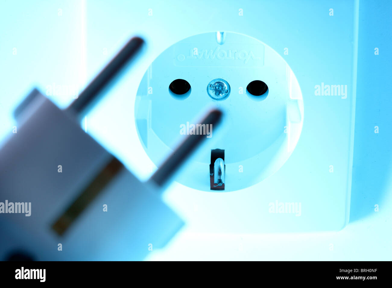 Electric plug and electrical wall socket Stock Photo - Alamy