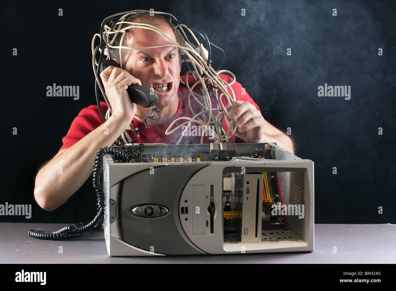 Angry black man hi-res stock photography and images - Alamy