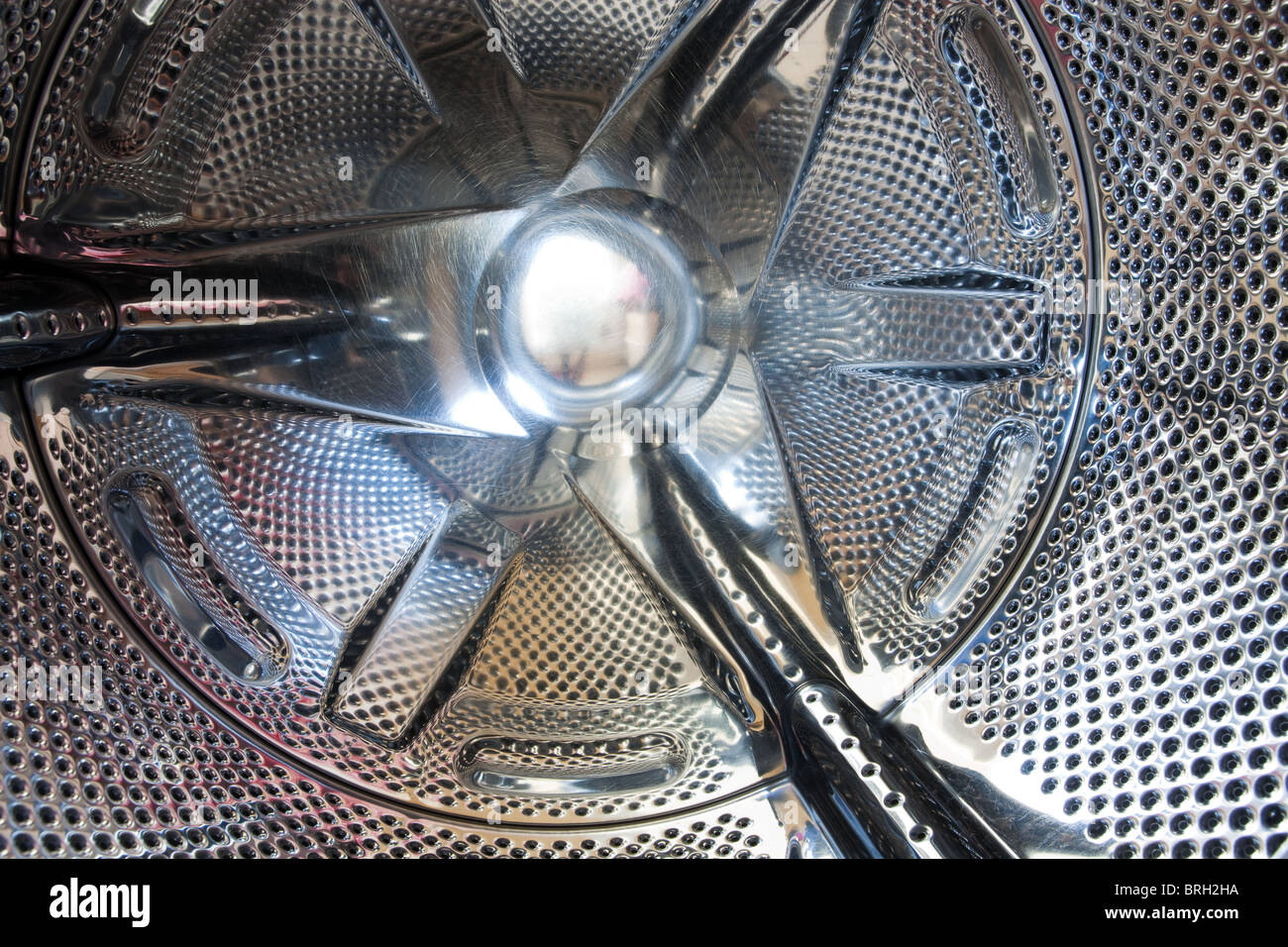 view inside a washing machine drum Stock Photo - Alamy