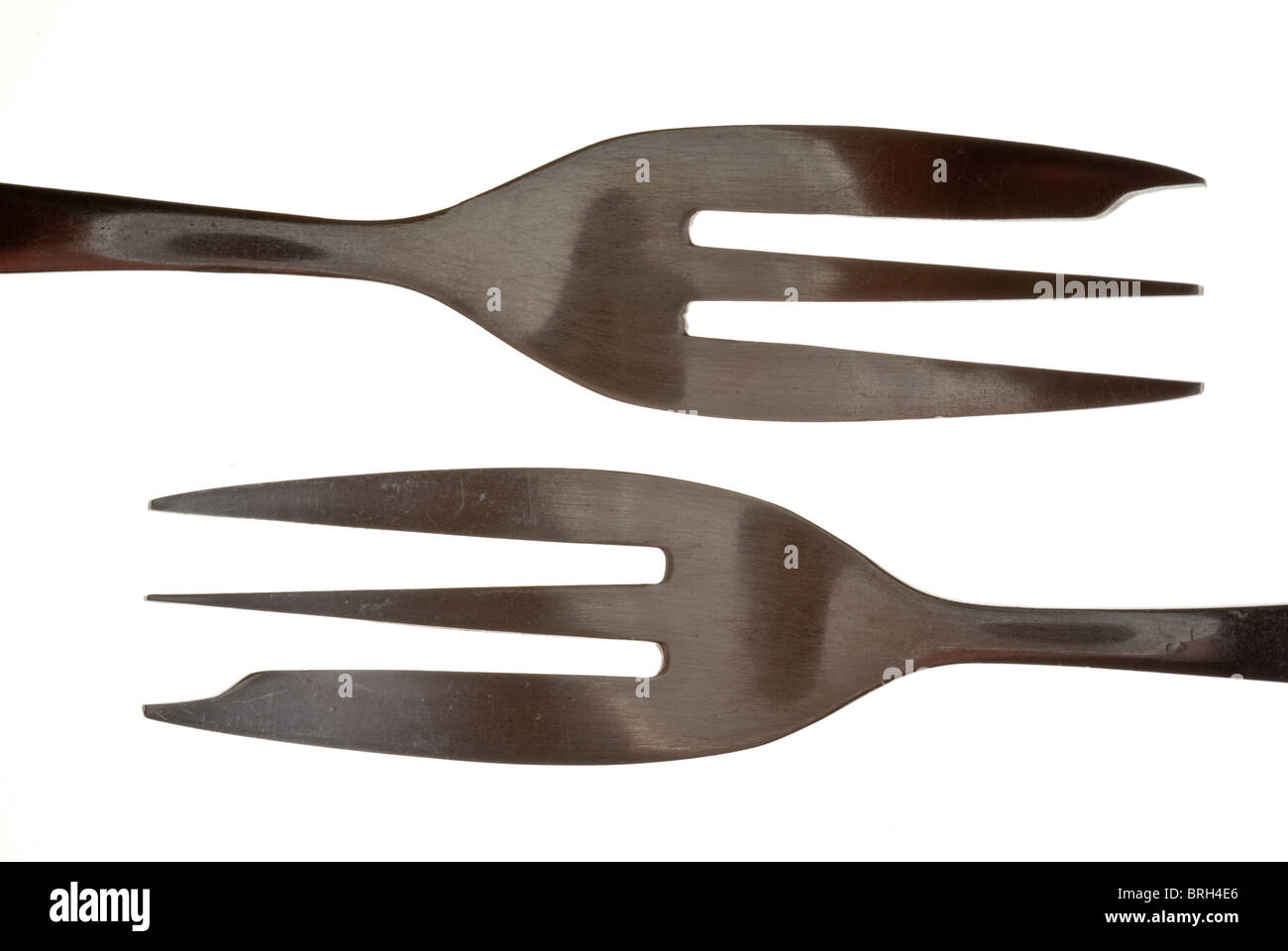 Cake forks Cut Out Stock Images & Pictures - Alamy