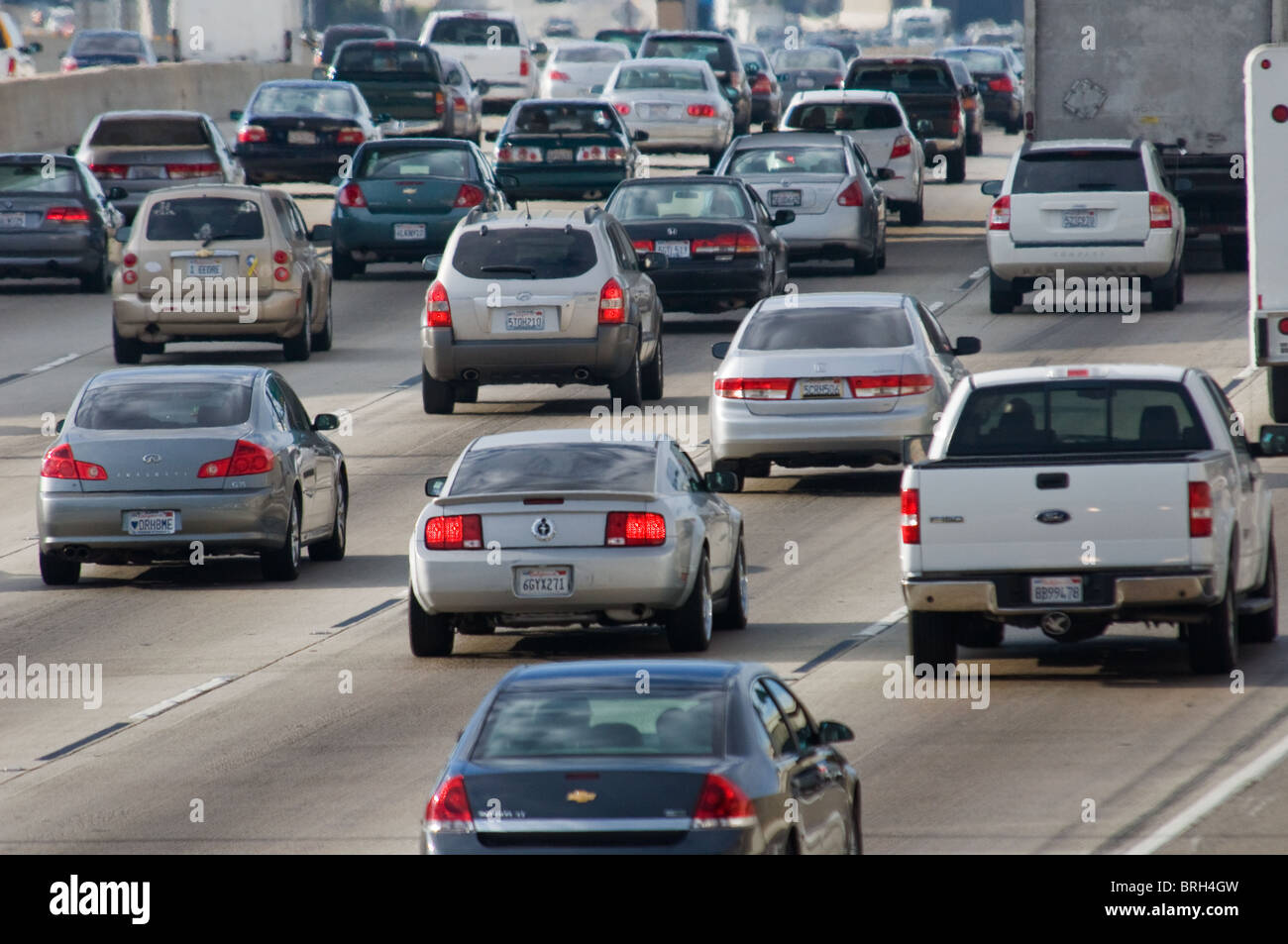 heavy traffic, Orange County, California, USA Stock Photo - Alamy