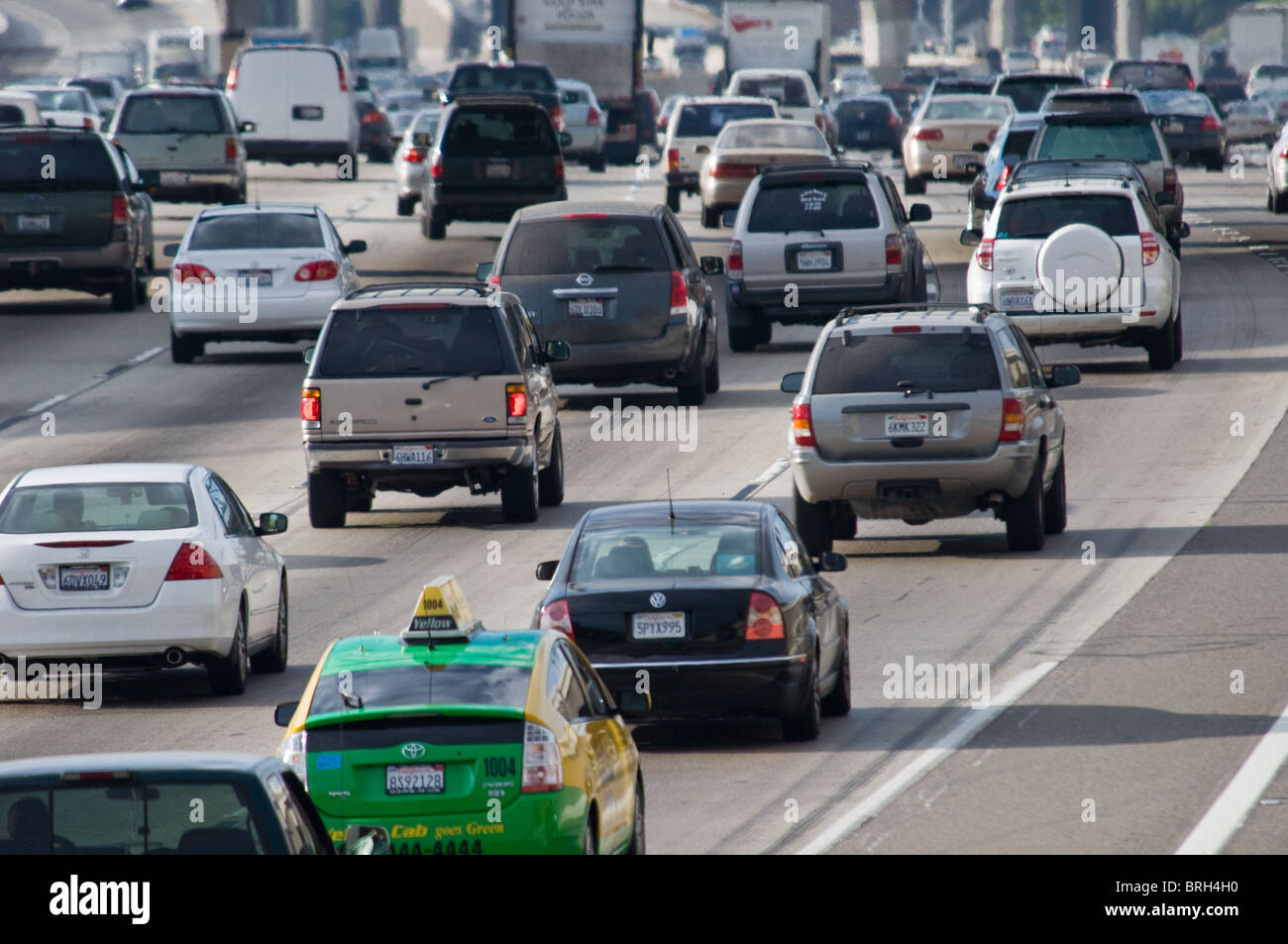 heavy traffic, Orange County, California, USA Stock Photo - Alamy
