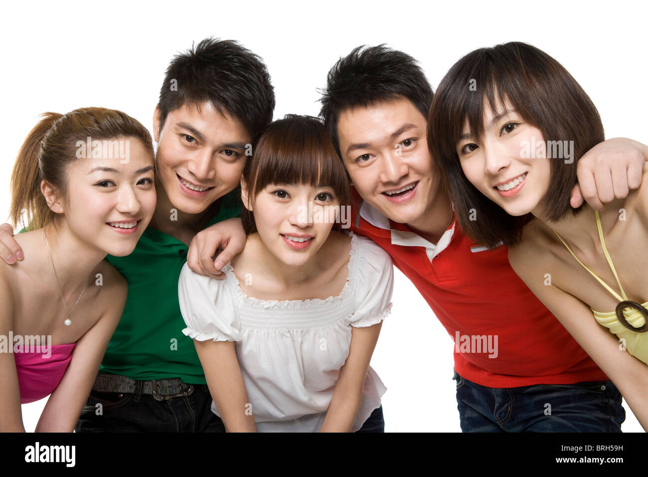 Portrait of a group of friends Stock Photo - Alamy