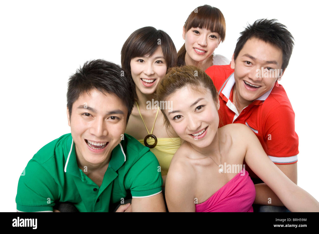 Portrait of a group of friends Stock Photo - Alamy