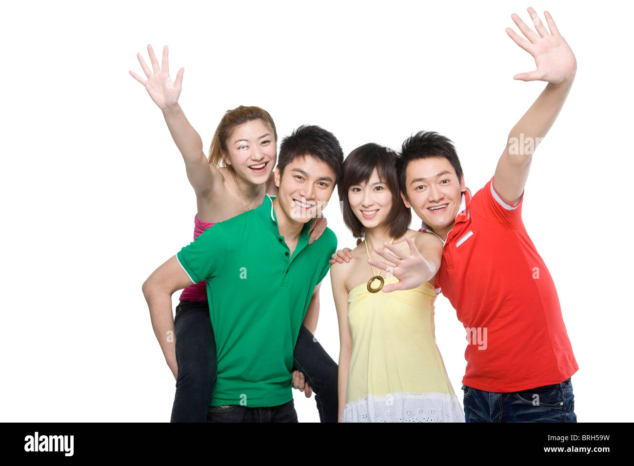 Portrait of a group of friends Stock Photo - Alamy