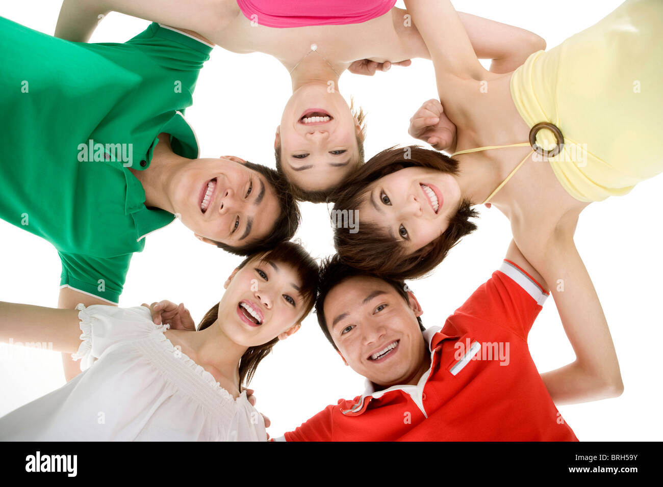 Portrait of a group of friends Stock Photo - Alamy