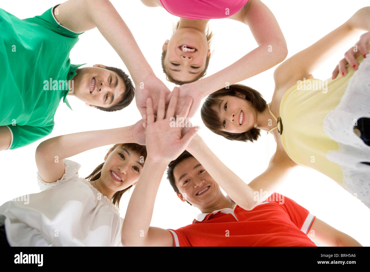 Portrait of a group of friends Stock Photo - Alamy