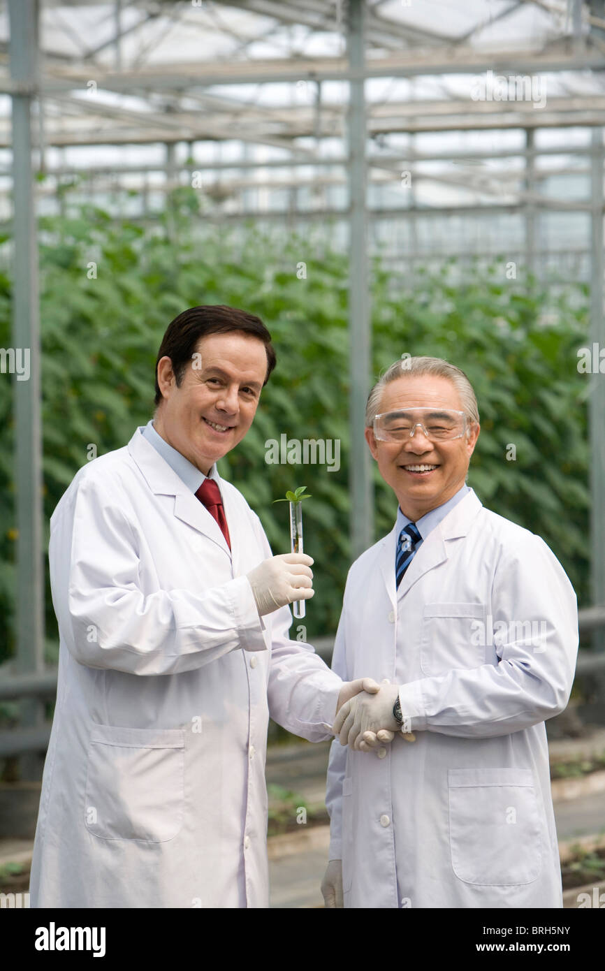 Scientists doing research in modern farm Stock Photo - Alamy