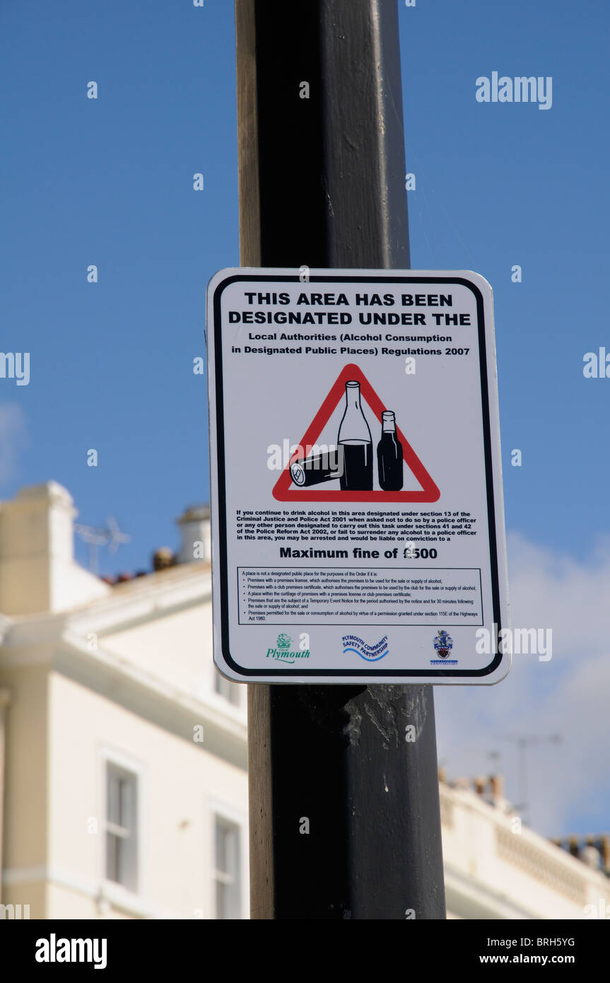 Alcohol free zones hi-res stock photography and images - Alamy