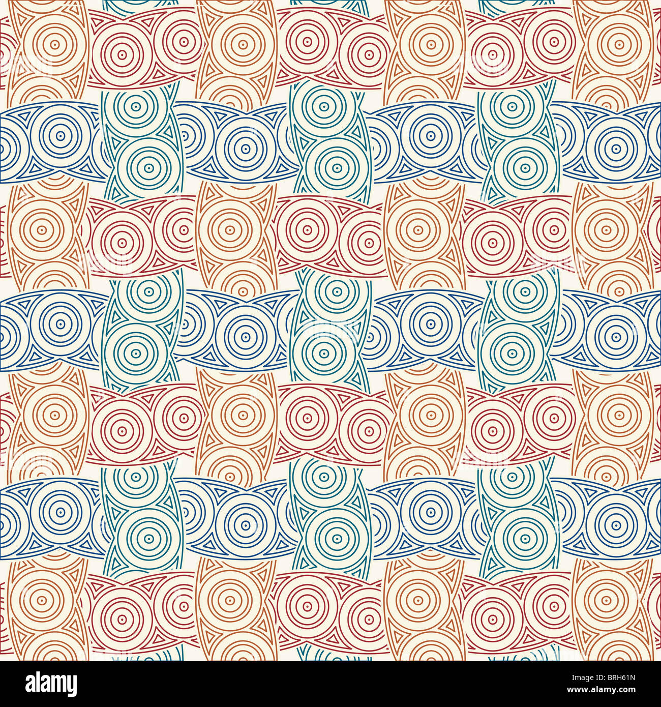 Illustration of a colorful weave pattern (not seamless Stock Photo - Alamy