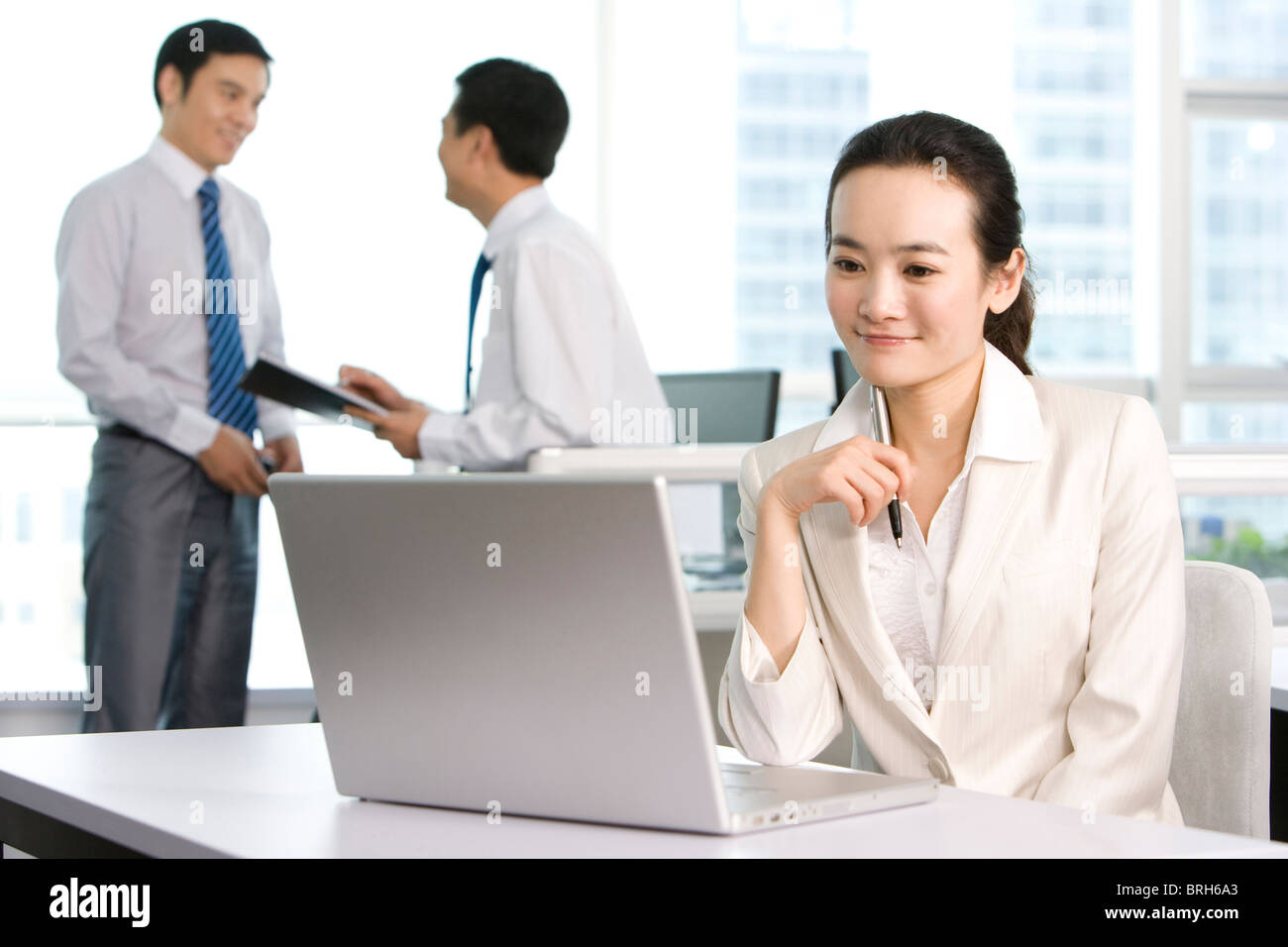 People working in the office Stock Photo - Alamy