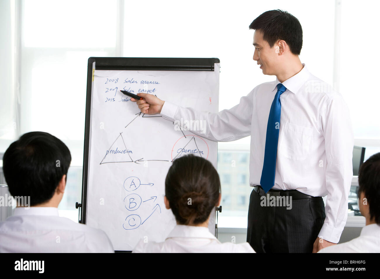 Meeting at the office Stock Photo - Alamy