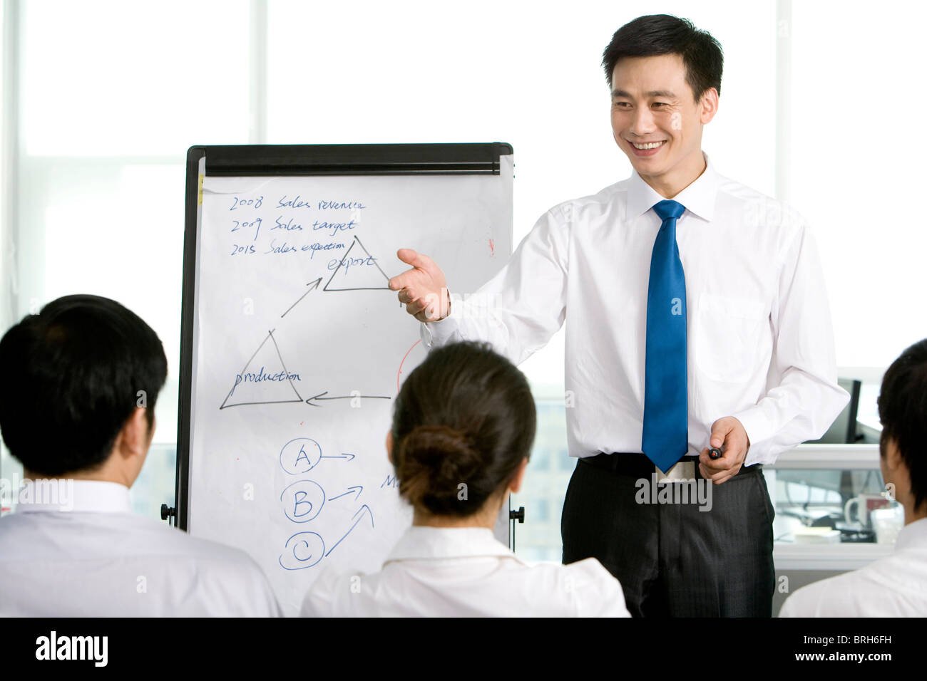 Meeting at the office Stock Photo - Alamy