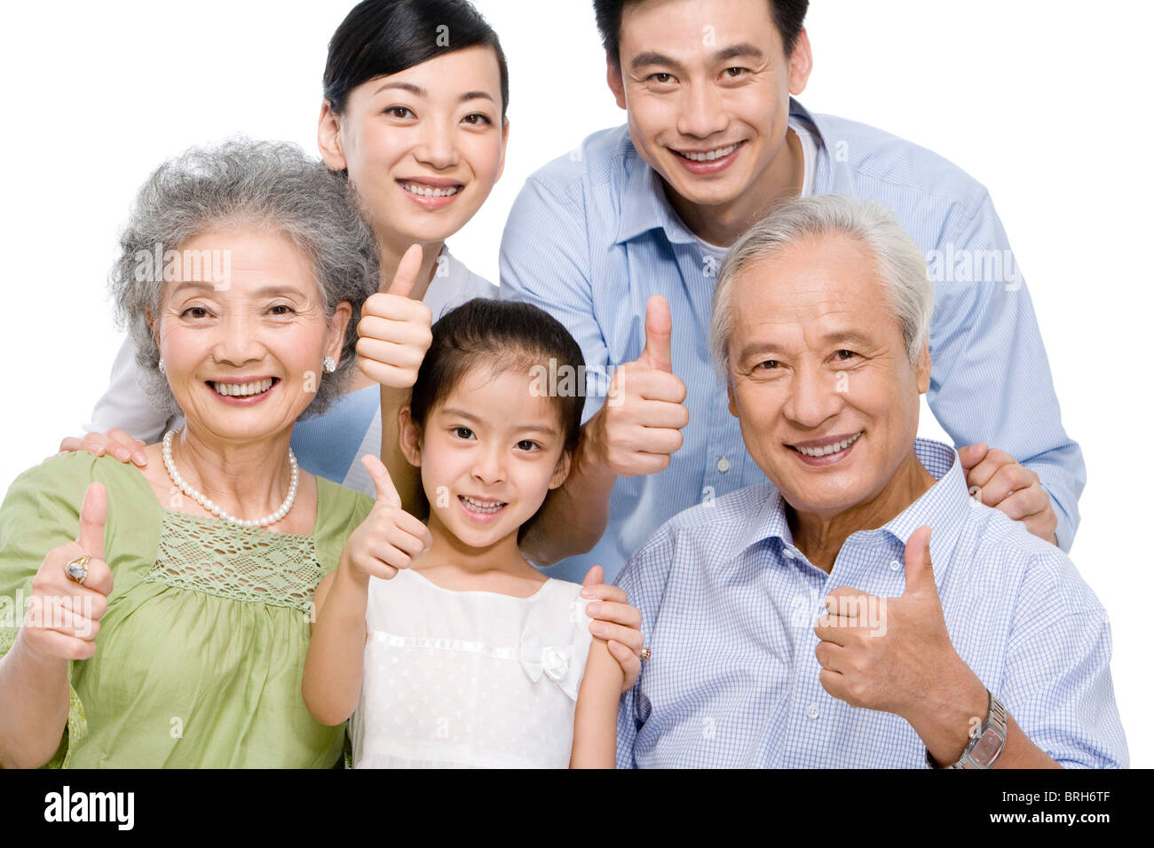 Portrait of a multi-generation family Stock Photo - Alamy
