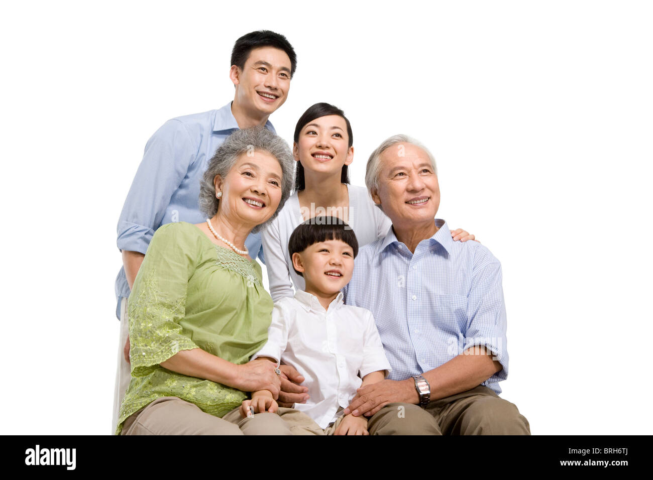 Portrait of a multi-generation family Stock Photo - Alamy