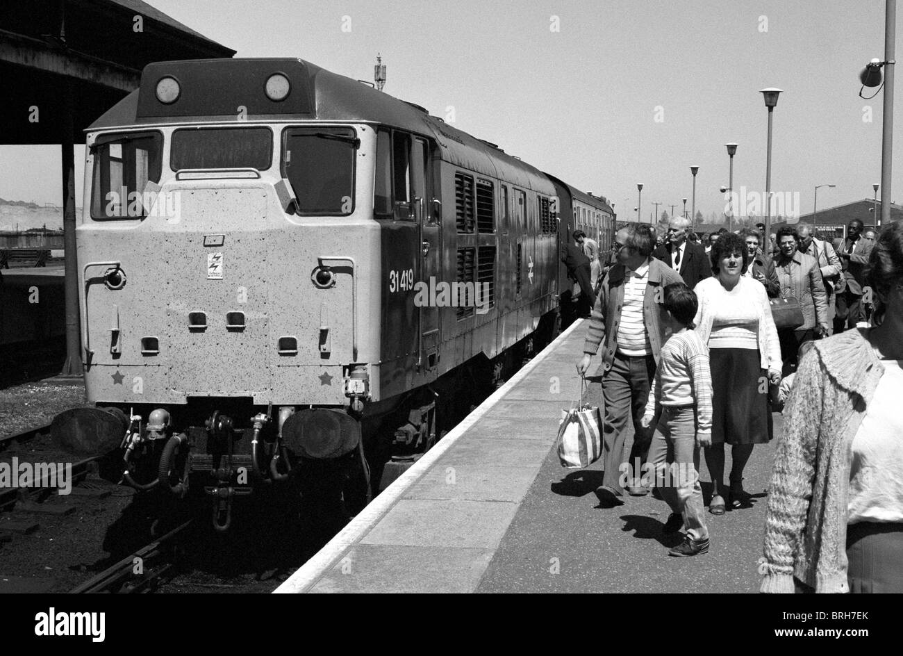 British Rail 1980s Black and White Stock Photos & Images - Alamy