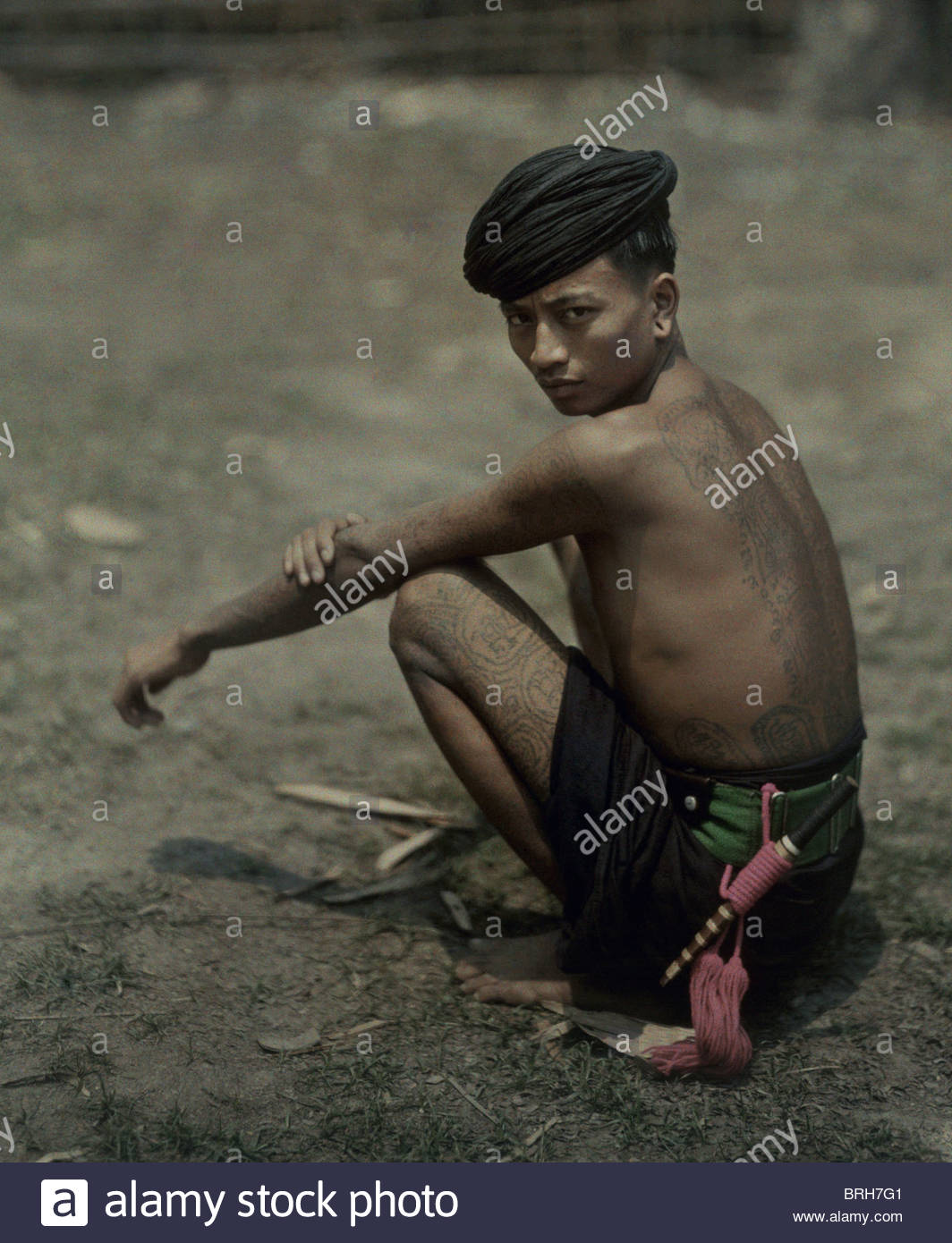 Burma Tattoos Stock Photos & Burma Tattoos Stock Images - Alamy