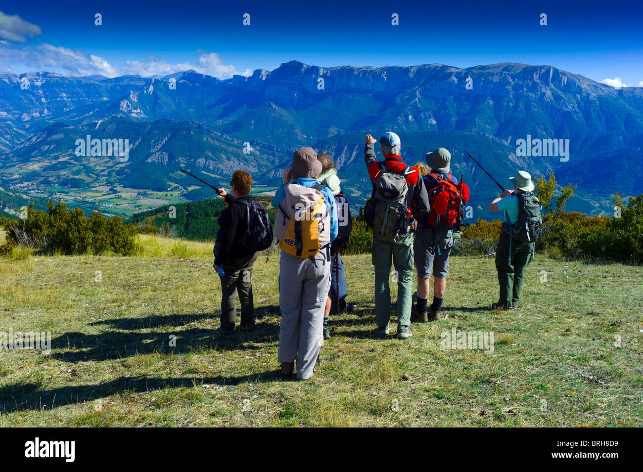 Back view walkers hi-res stock photography and images - Alamy