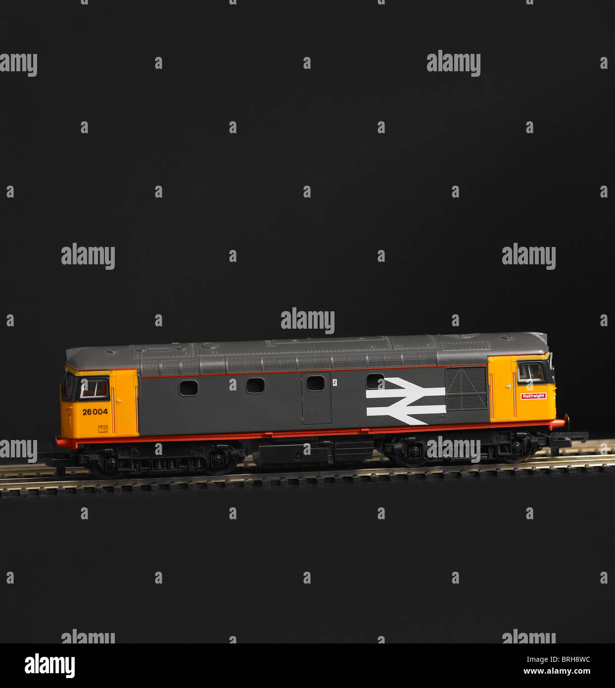 Class 26 Diesel Locomotive, BR Railfreight Grey Stock Photo - Alamy