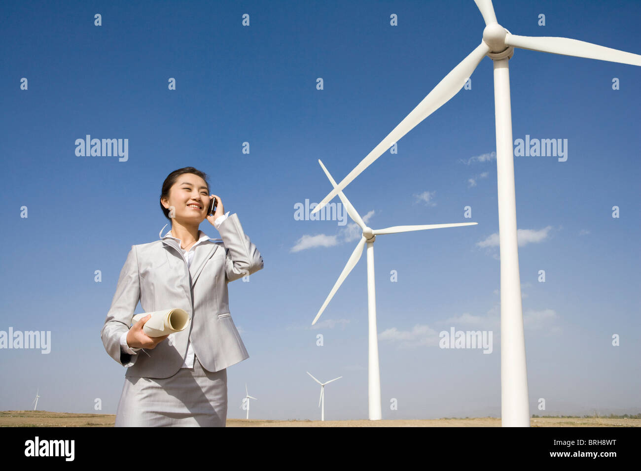 Windmill front and side view hi-res stock photography and images - Alamy