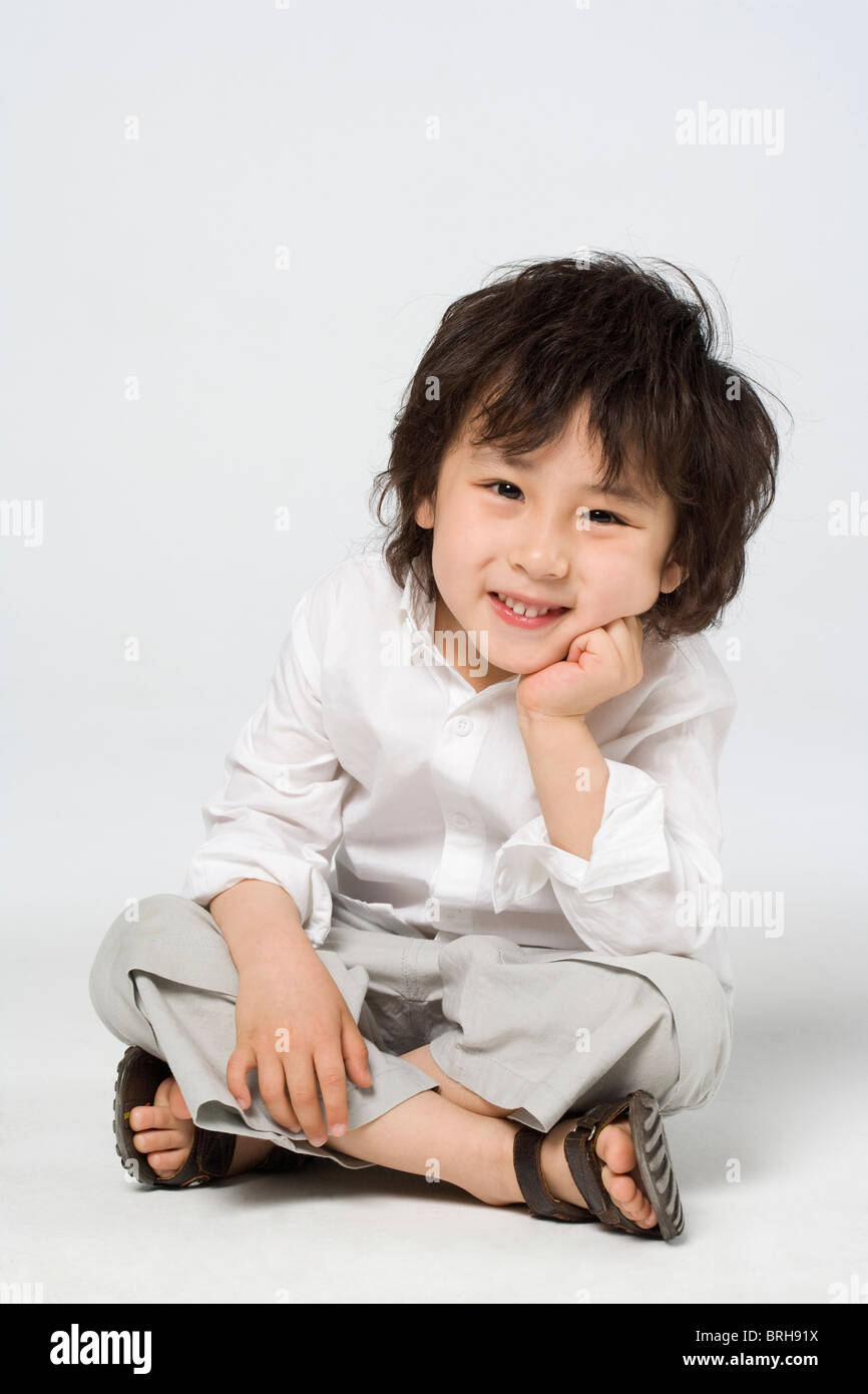 Portrait of a little boy Stock Photo - Alamy
