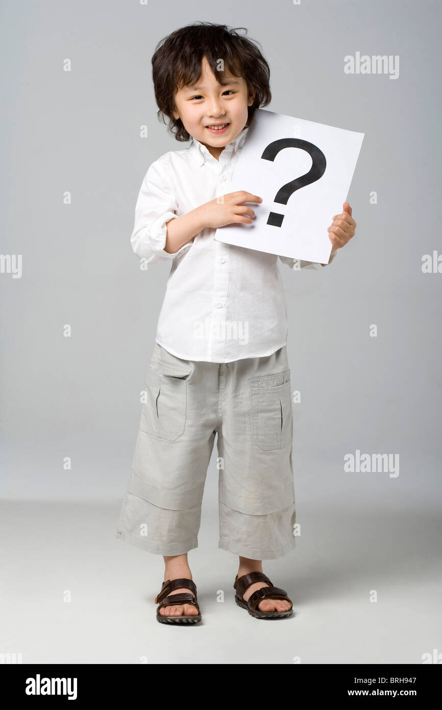 Child question mark hi-res stock photography and images - Alamy