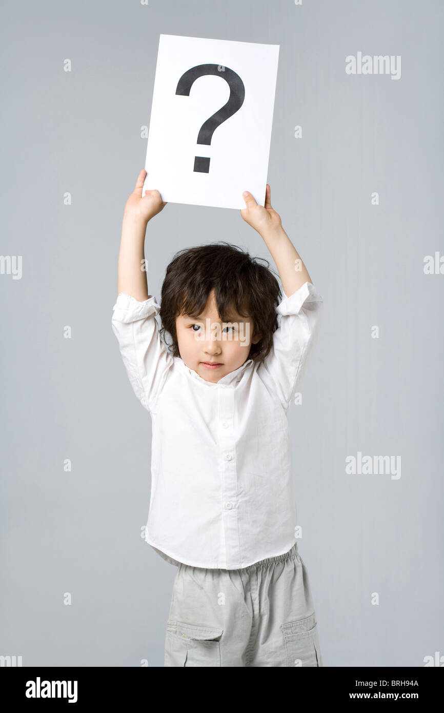 Child question mark hi-res stock photography and images - Alamy