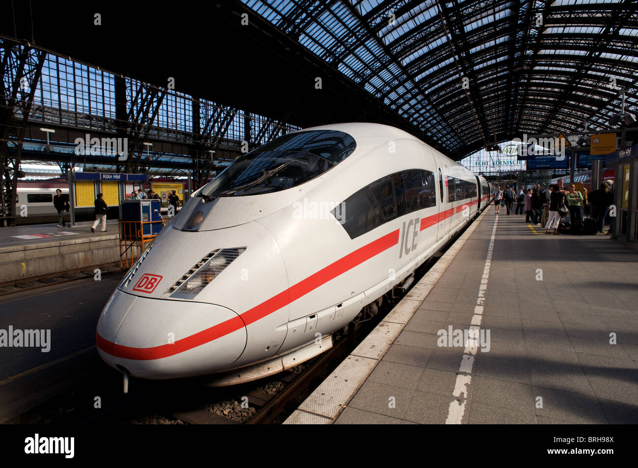 Intercity express passenger train, Cologne, Germany Stock Photo - Alamy