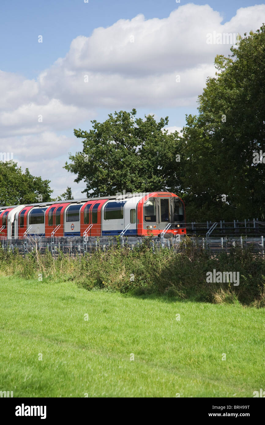 Central line tube train london underground hi-res stock photography and ...