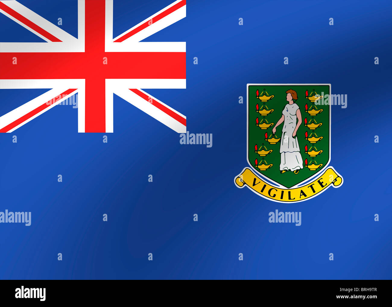 British Virgin Islands flag Stock Photo - Alamy