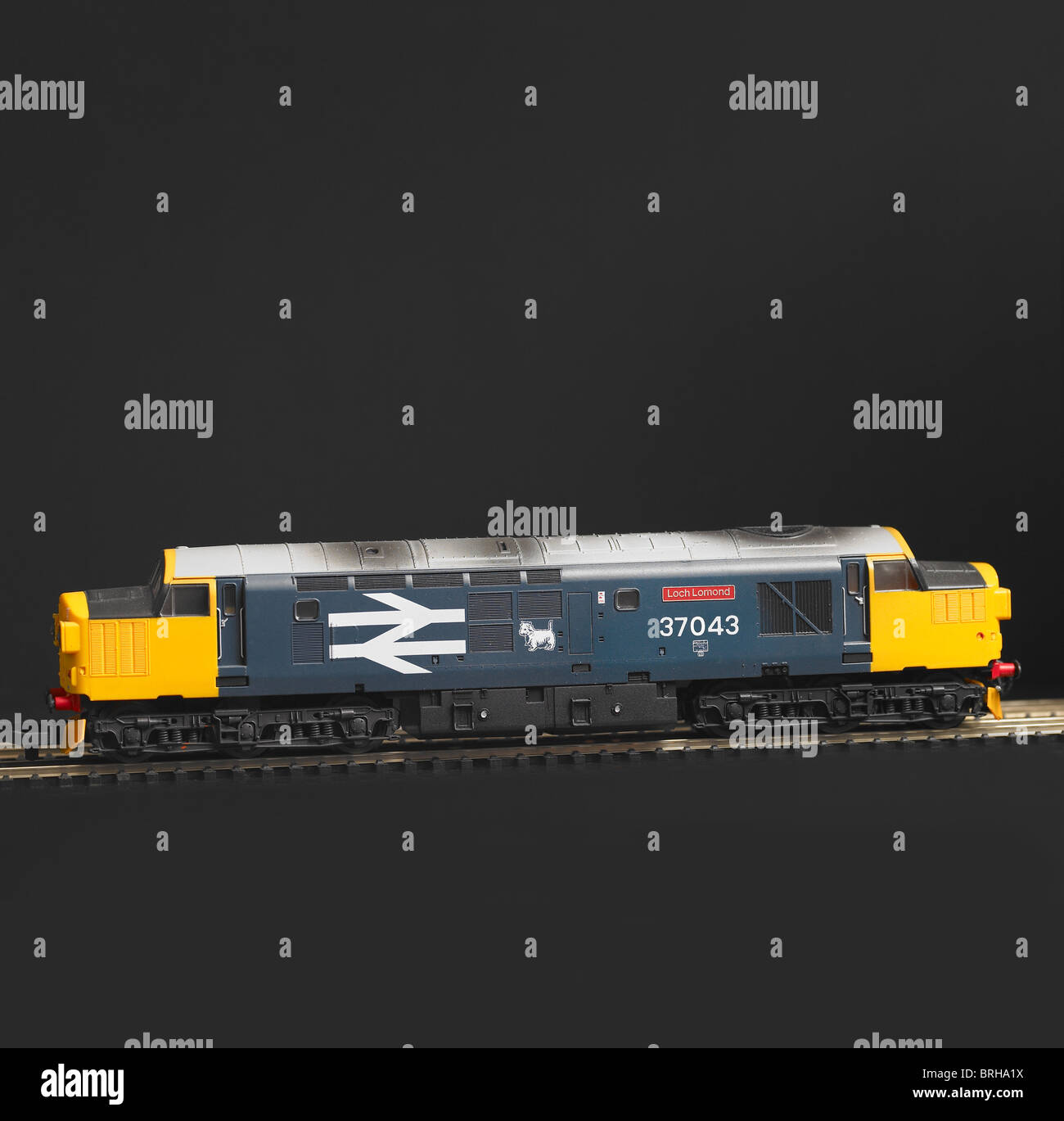 Class 37 Diesel Locomotive, BR Blue Stock Photo - Alamy