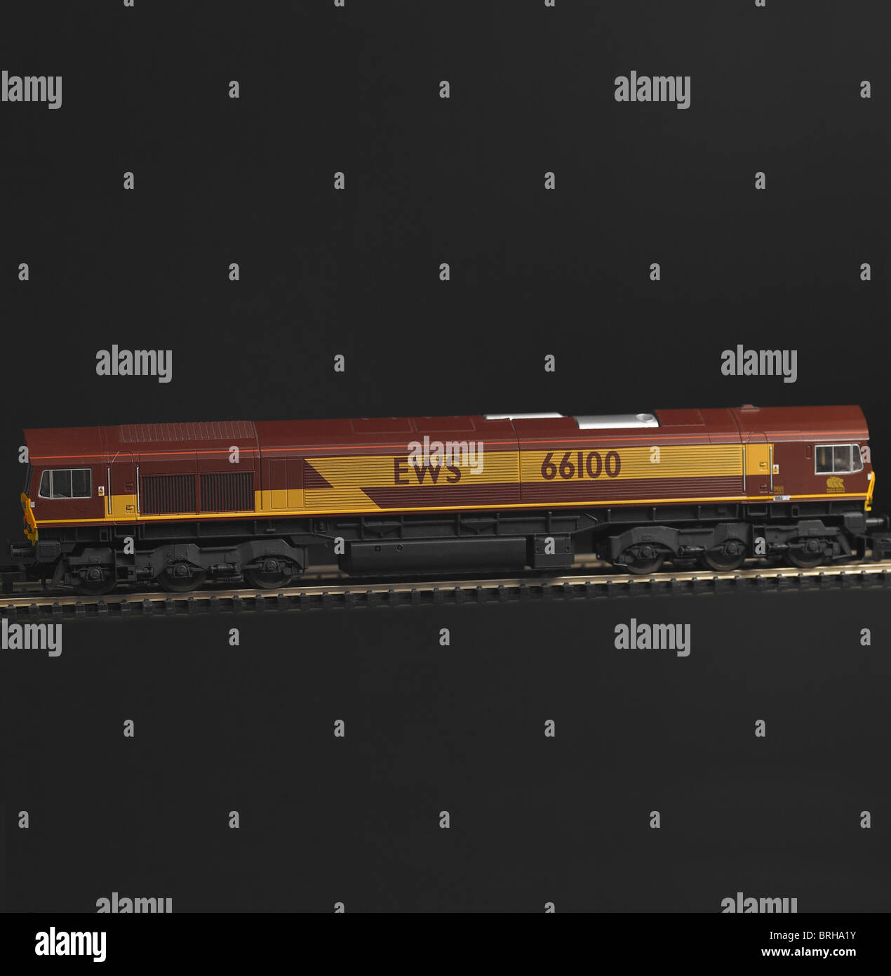 Class 66 Diesel Locomotive, EWS Livery Stock Photo - Alamy