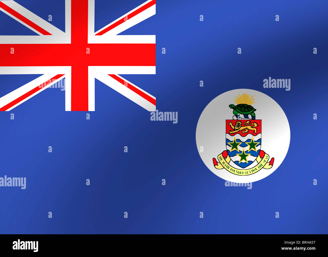 Cayman Islands flag Stock Photo - Alamy