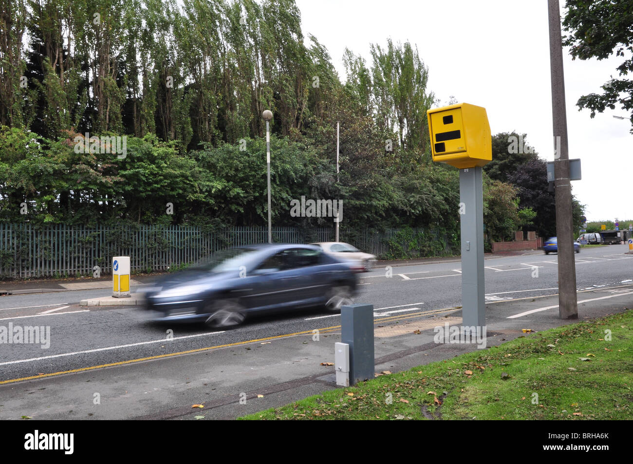 A new Crown International fixed point speed camera Stock Photo - Alamy