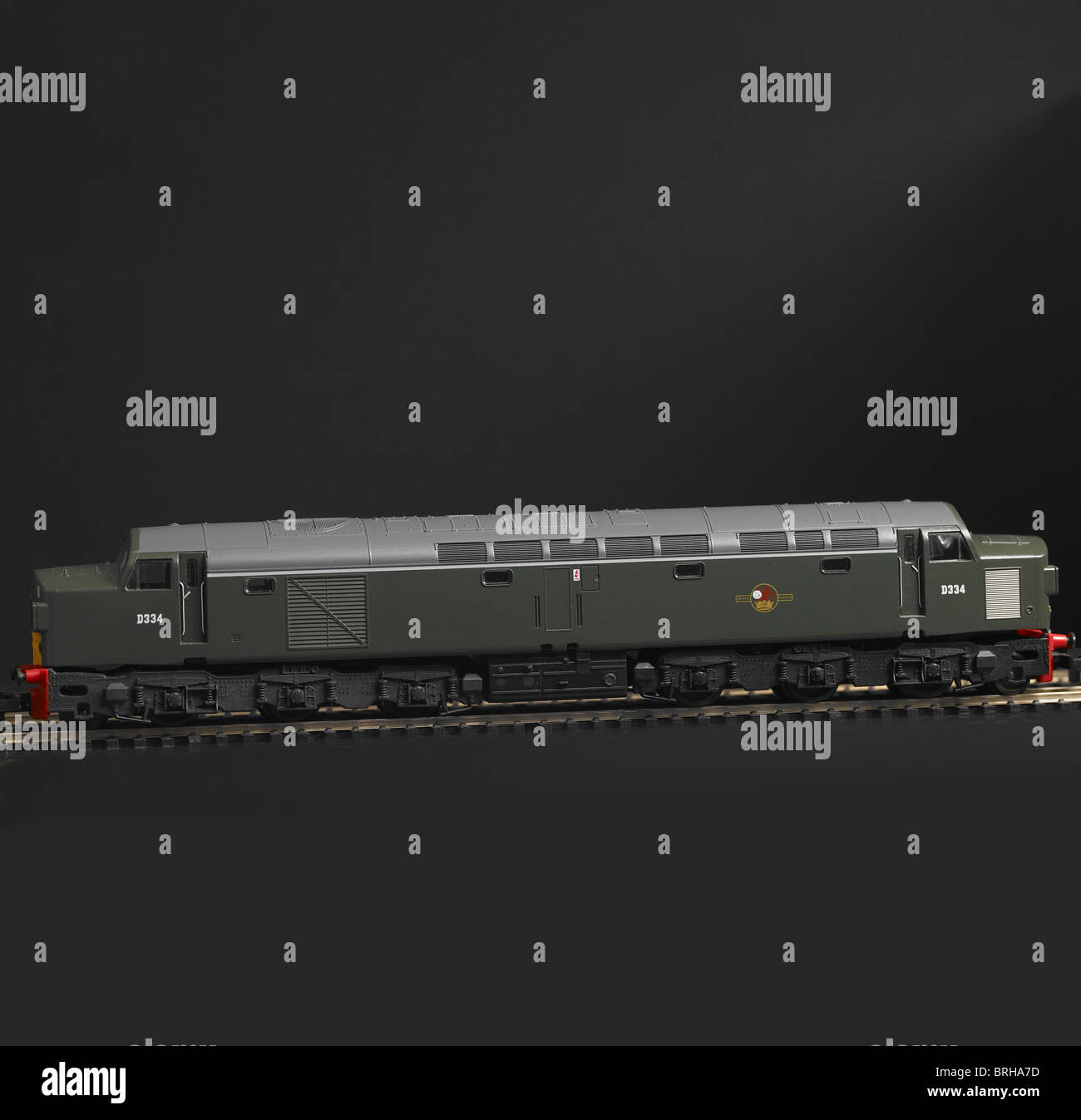 Class 40 Diesel Locomotive, BR Green Stock Photo - Alamy