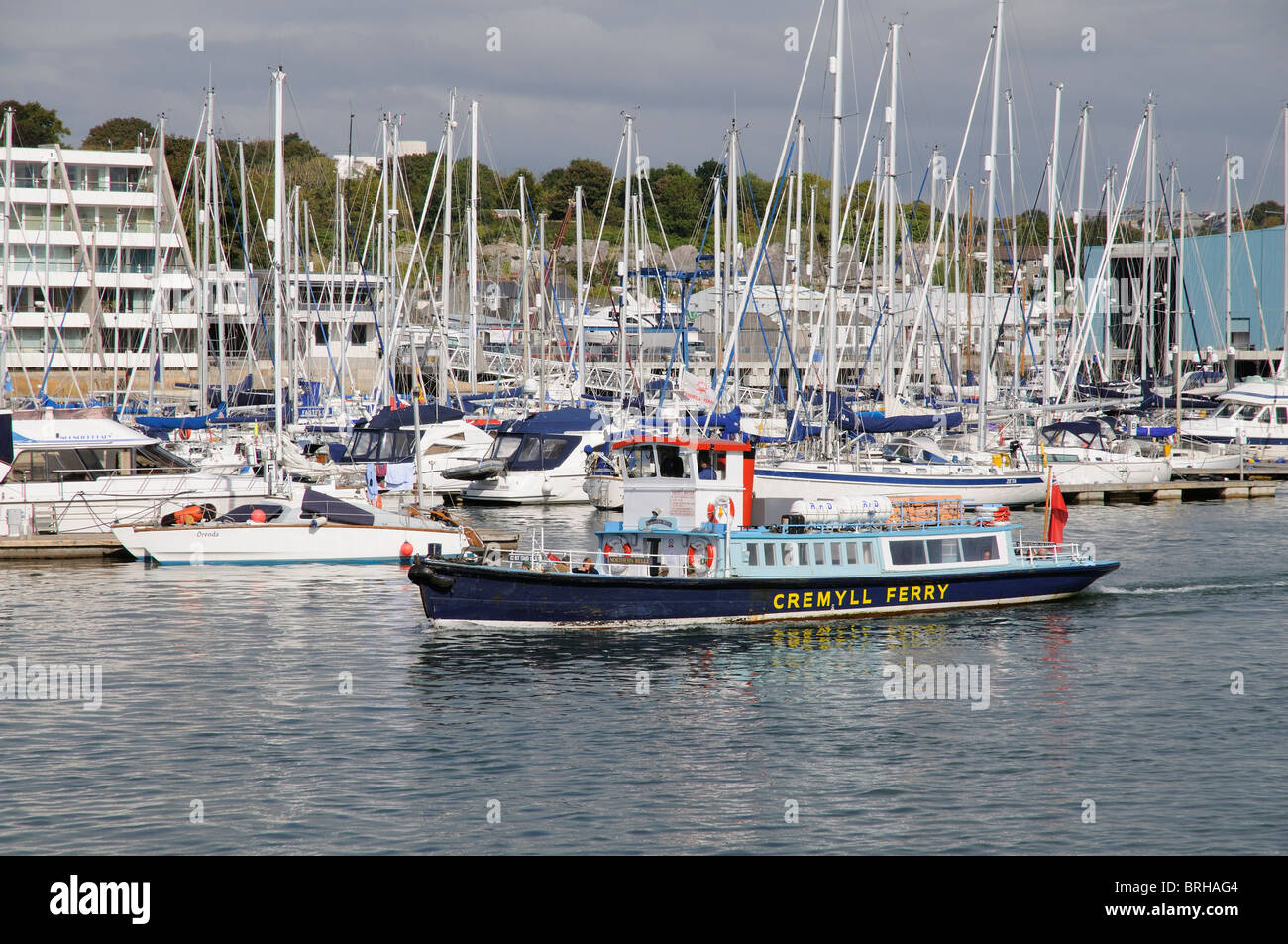 The Cremyll ferry a public transport service operating between Admiral ...