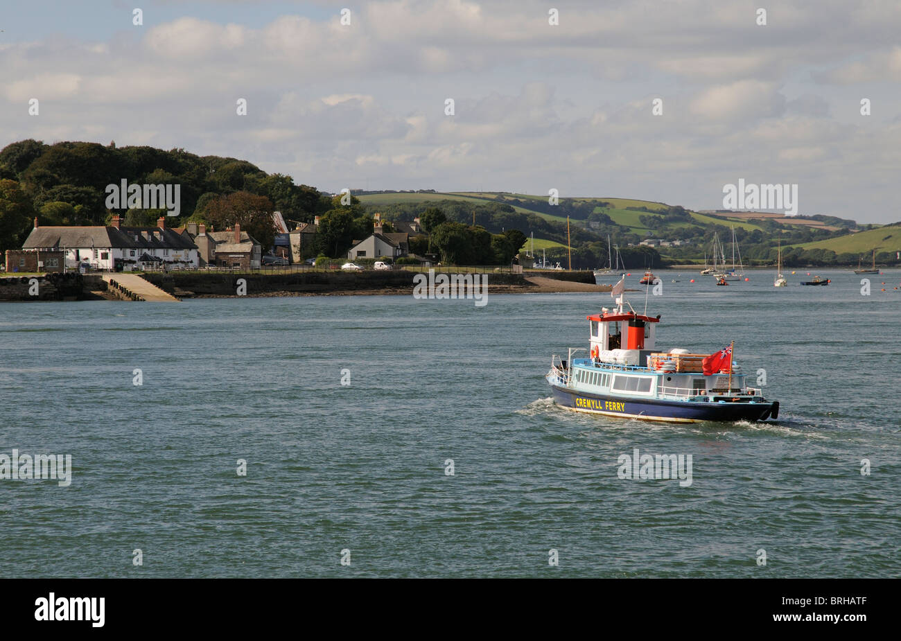 The Cremyll ferry a public transport service operating between Admiral ...