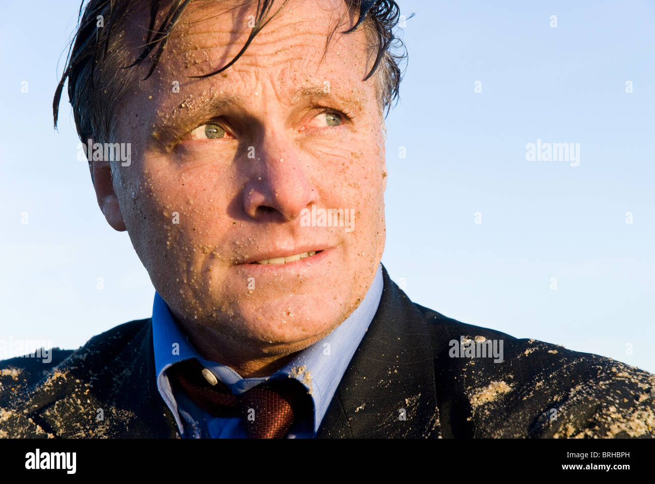 Drenched mature person hi-res stock photography and images - Alamy