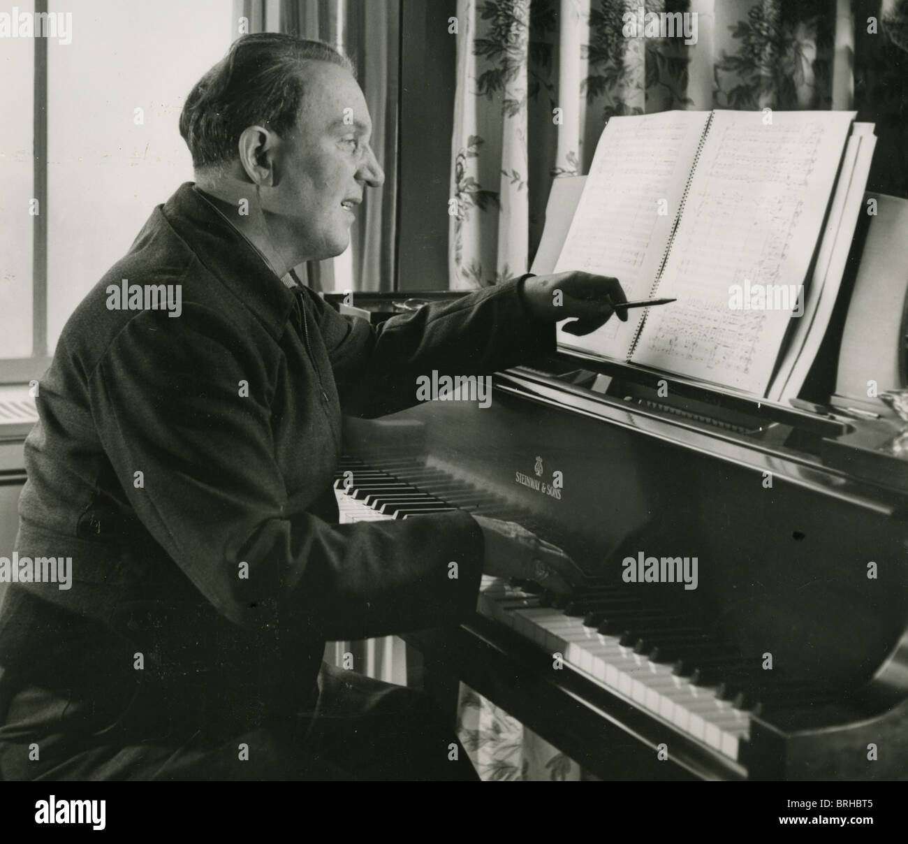 RICHARD TAUBER (1891-1948) Austrian tenor at the Pierre Hotel, New York ...