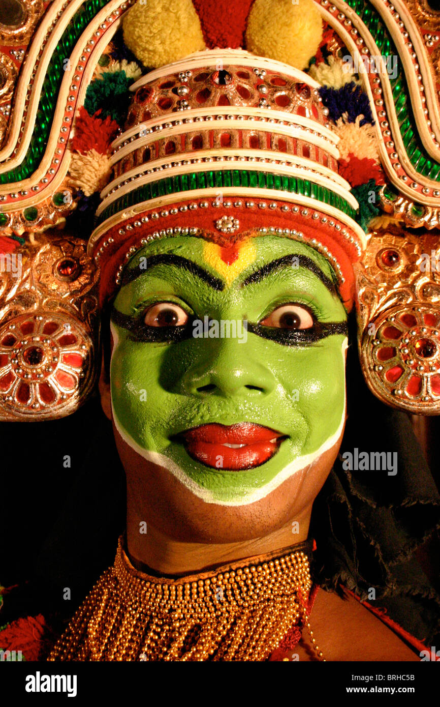 Kathakali Dancers Face