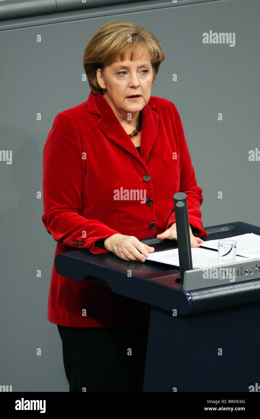 ANGELA MERKEL CHANCELLOR OF GERMANY 26 March 2009 Stock Photo - Alamy