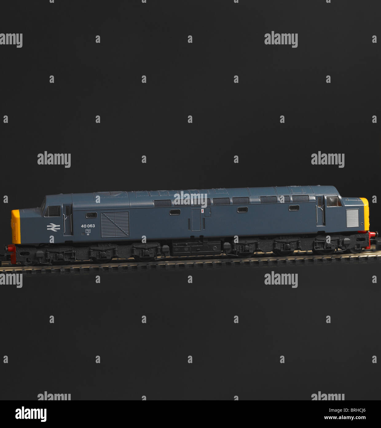 Class 40 Diesel Locomotive, BR Blue Stock Photo - Alamy