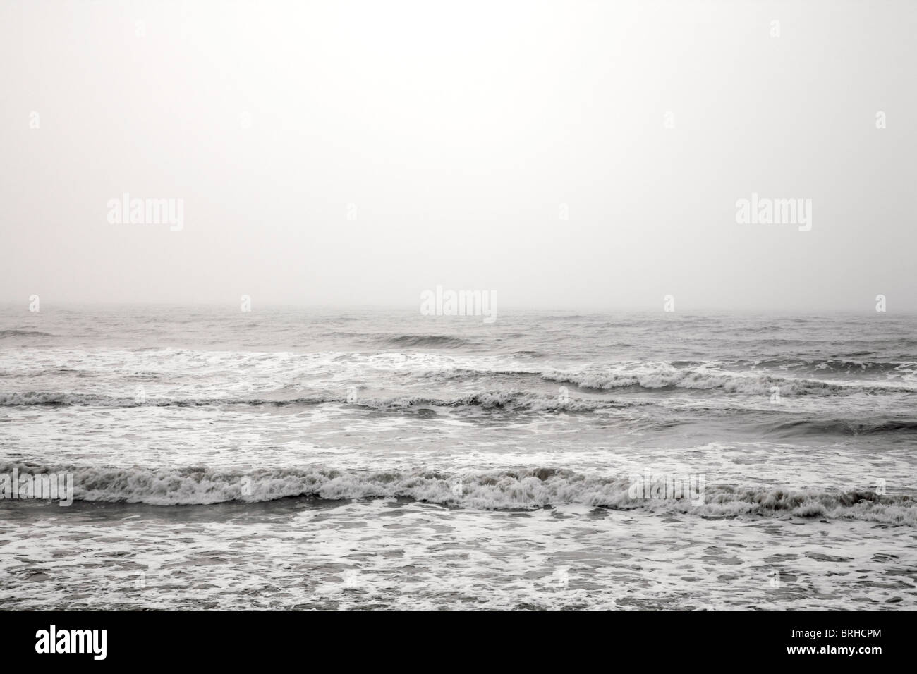 Grey Sky and Ocean Stock Photo - Alamy