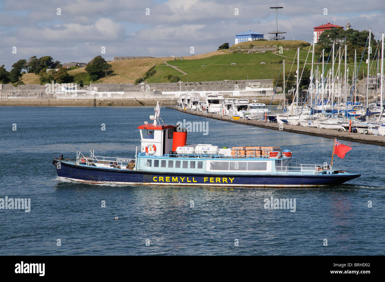 The Cremyll ferry a public transport service operating between Admiral ...