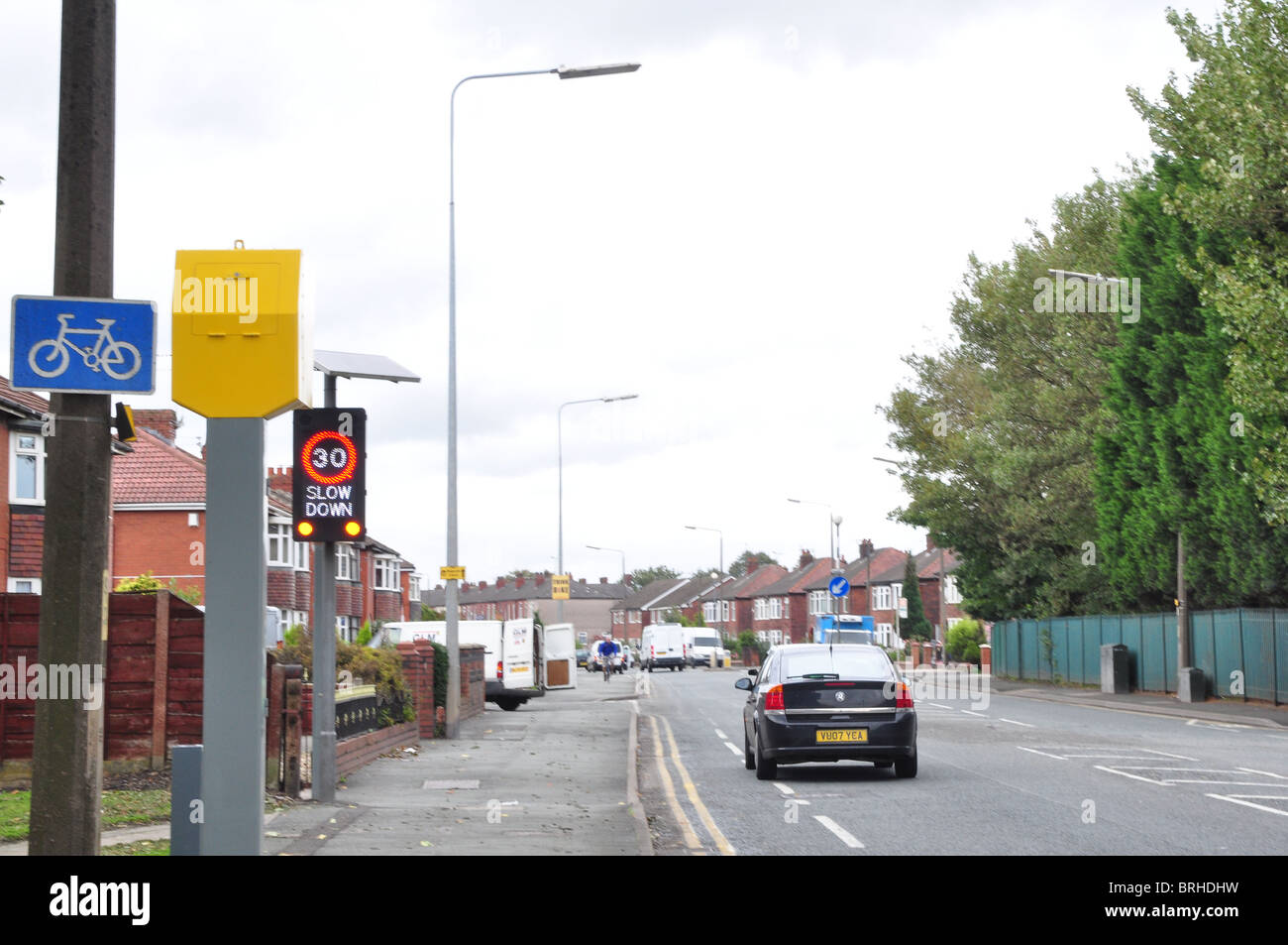 A new Crown International fixed point speed camera Stock Photo - Alamy