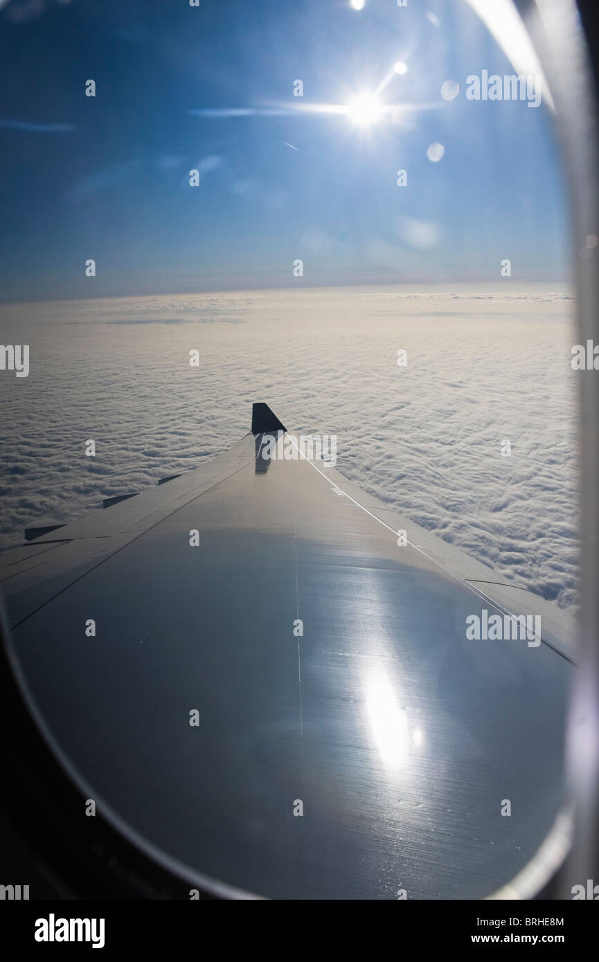 View from Airplane Window Stock Photo - Alamy