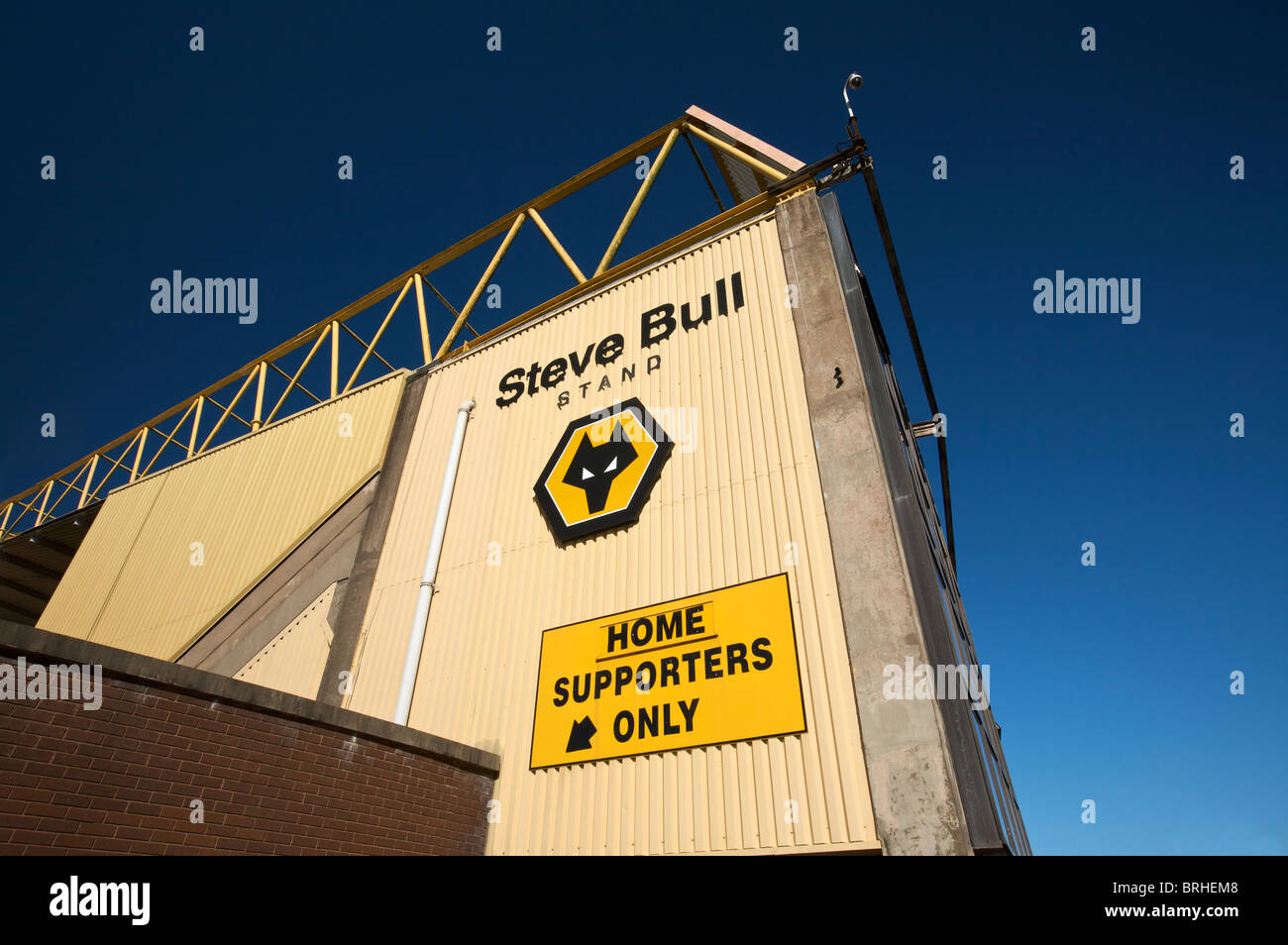 Molineux Stadium Steve Bull Stand Wolverhampton West Midlands England ...