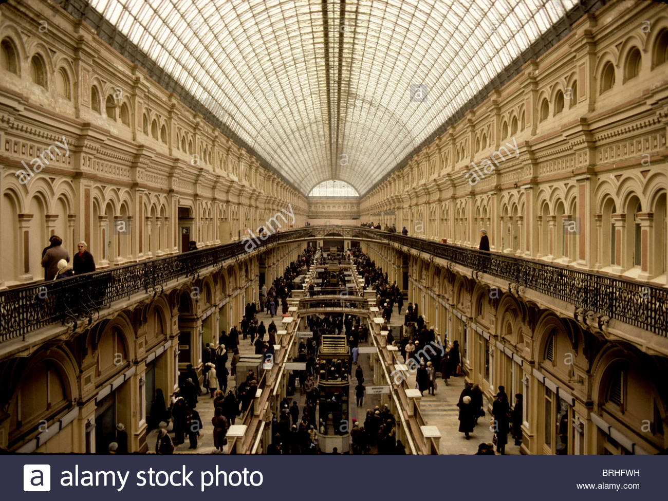 A view of the interior of a department store Stock Photo - Alamy
