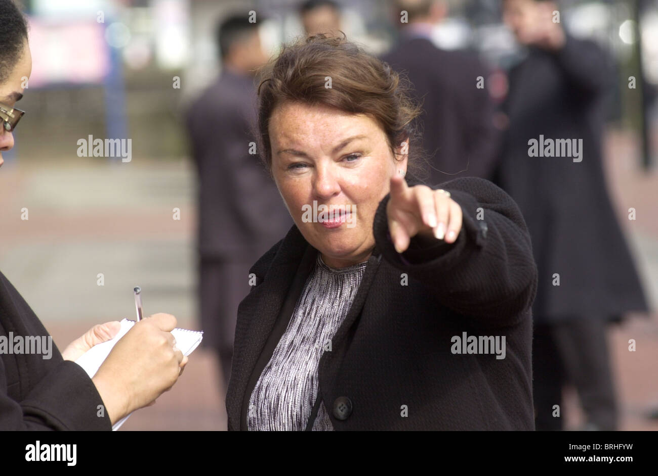 MP Margaret Moran in Luton UK Stock Photo - Alamy