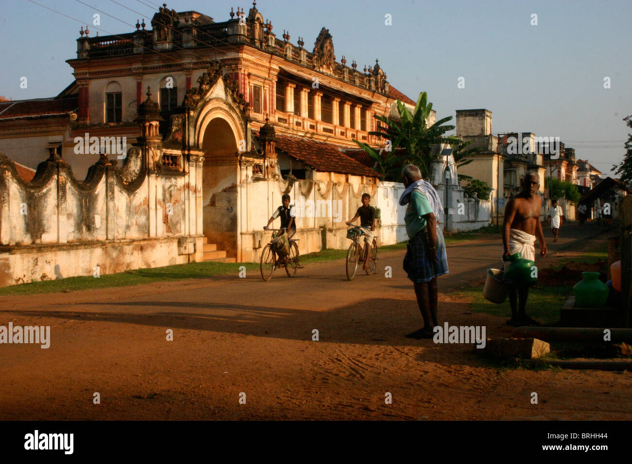 A Chettiar mansion in the Chettinad region of Tamil Nadu, south India ...
